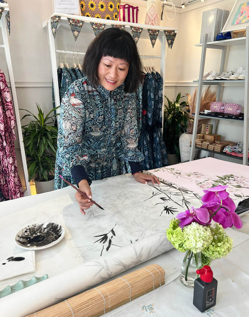 Live Wallpaper Painting at the Hope & Ivy x The William Morris Society ...