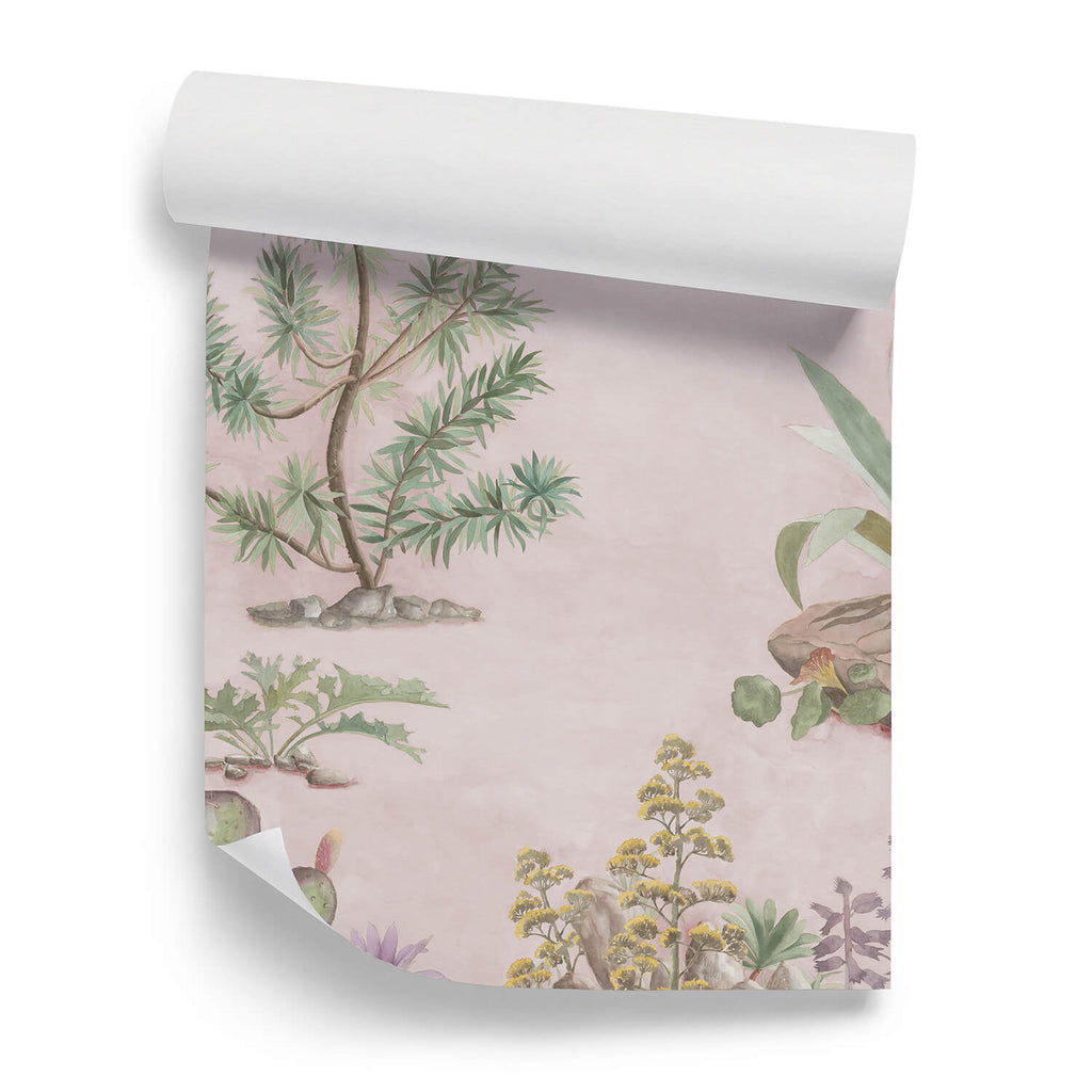 Desert Mural Wallpaper - Pink Sand – Sian Zeng