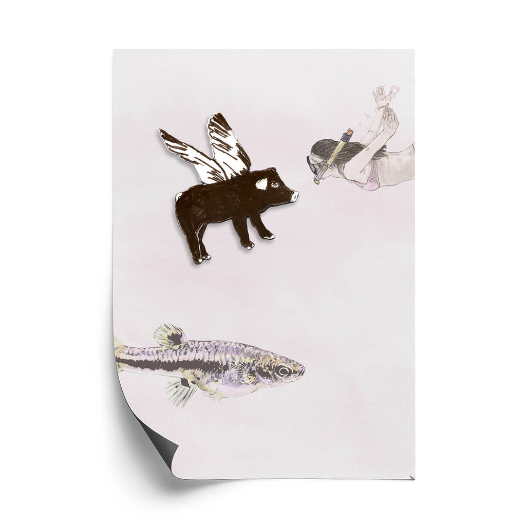 Magnetic Fish Wallpaper Samples – Sian Zeng